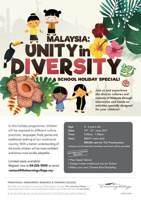 Malaysia: Unity in Diversity @ The Learning Village