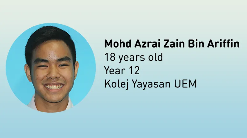 Student Profile: Mohd Azrai Zain